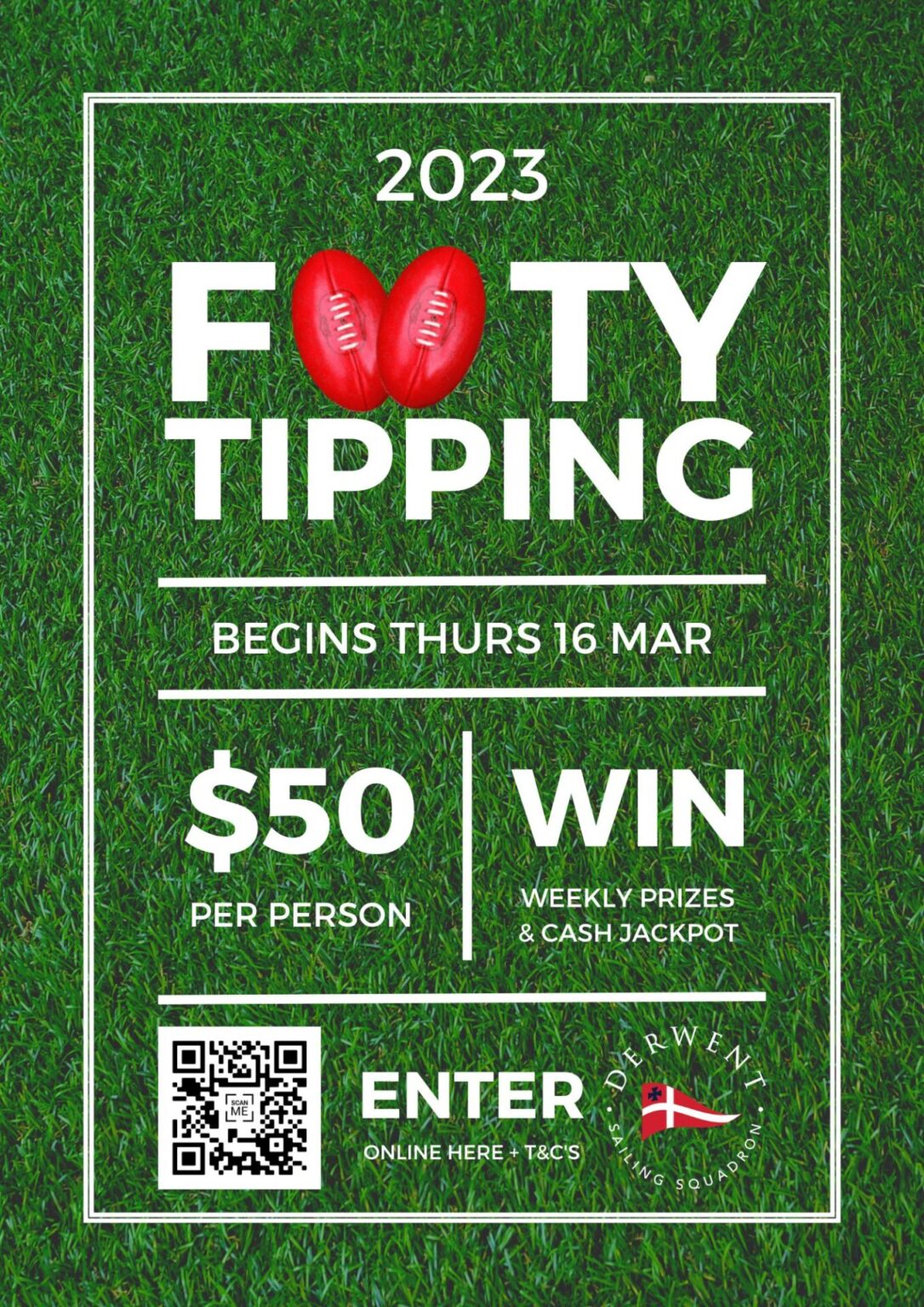 AFL FOOTY TIPPING IS BACK | Derwent Sailing Squadron